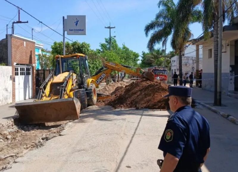 La Paz: murió un obrero municipal tras el derrumbe de una obra